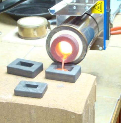 HandyMelt Melting Furnace Melt Scrap Gold & Silver Bars-Easy Handle Po ...