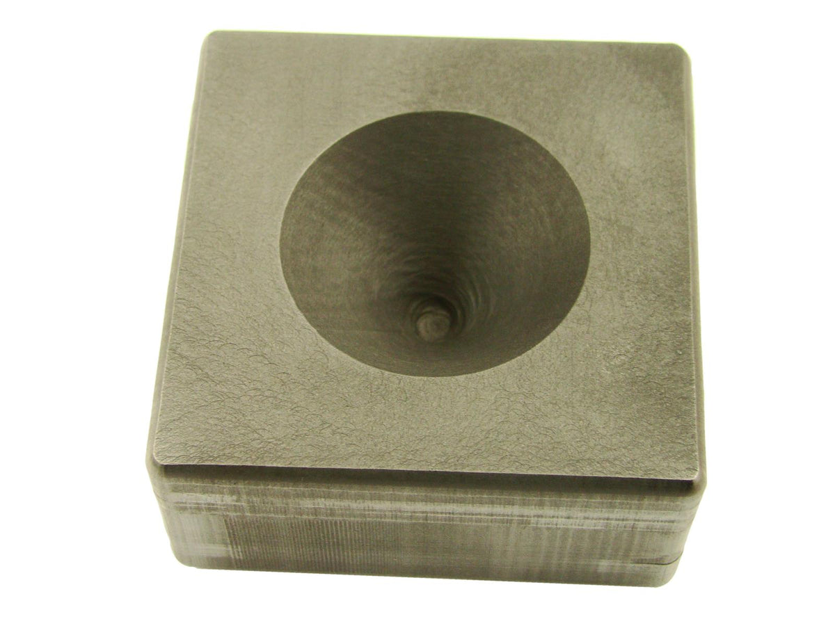 Smelting Cone Conical Mold + 1Lb Chapman Flux Assy Gold Silver Black S ...