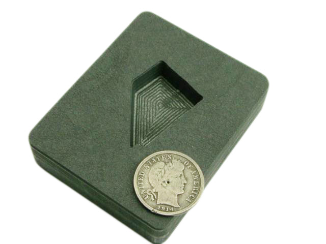 Small Nevada Gold Bar 2 oz Graphite Mold Silver 1 oz – Make Your Own ...