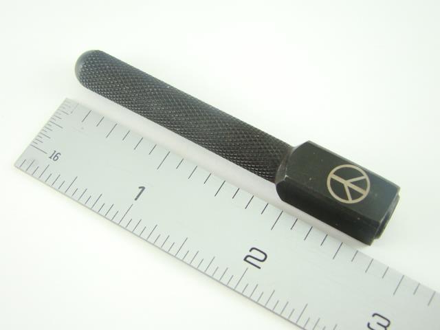 "Peace Sign" 3/8"-10mm-Large Stamp-Metal-Hardened Steel - Gold & Silve ...