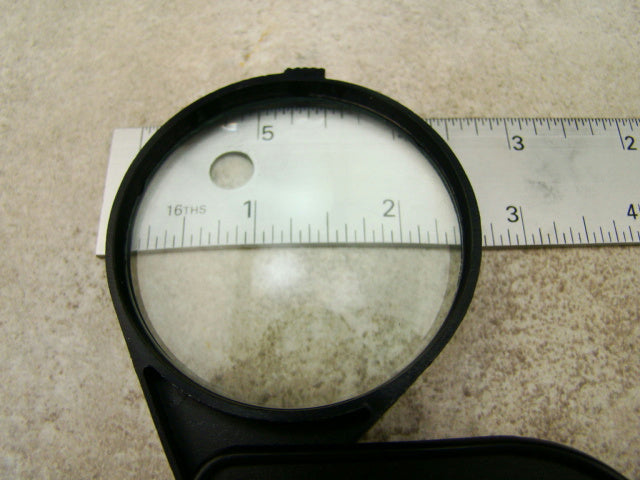 Prospectors Large 4X Pocket Magnifier / Loupe 2-1/2" Glass Lens Jewele ...