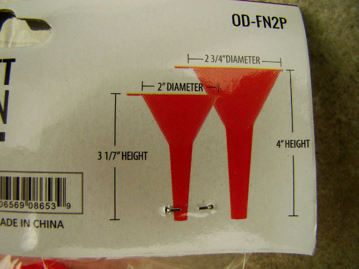 2Pc Plastic Funnel Set With Ball Keychain, Camping, Prospecting, Minin ...