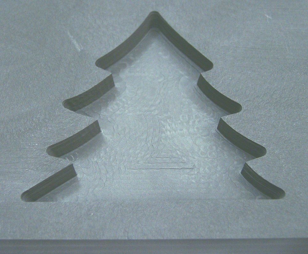 10 oz Gold Christmas Tree Shape High Density Graphite Mold 5 oz Silver ...